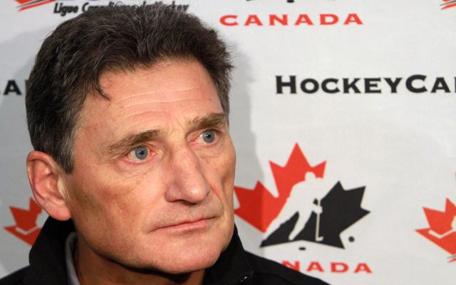 Don Hay mixes it up in Canada's first exhibition game | Calgary Herald