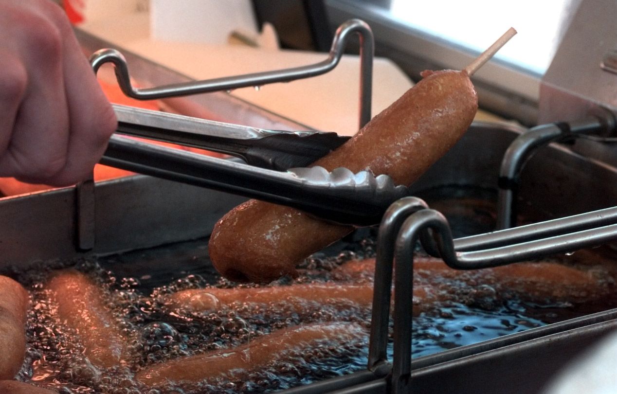 The corn dog makes its entry in the Stampede midway lineup. | Calgary ...