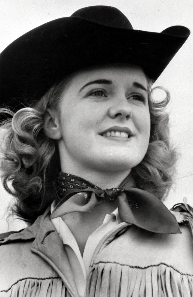 Patsy Rodgers, the first Stampede queen in the 2008 Stampede parade ...