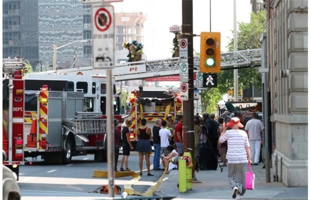 One hospitalized after fire forces hotel evacuation | Calgary Herald