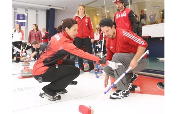 Bobsleigh, skeleton athletes curl in team building exercise ahead of ...