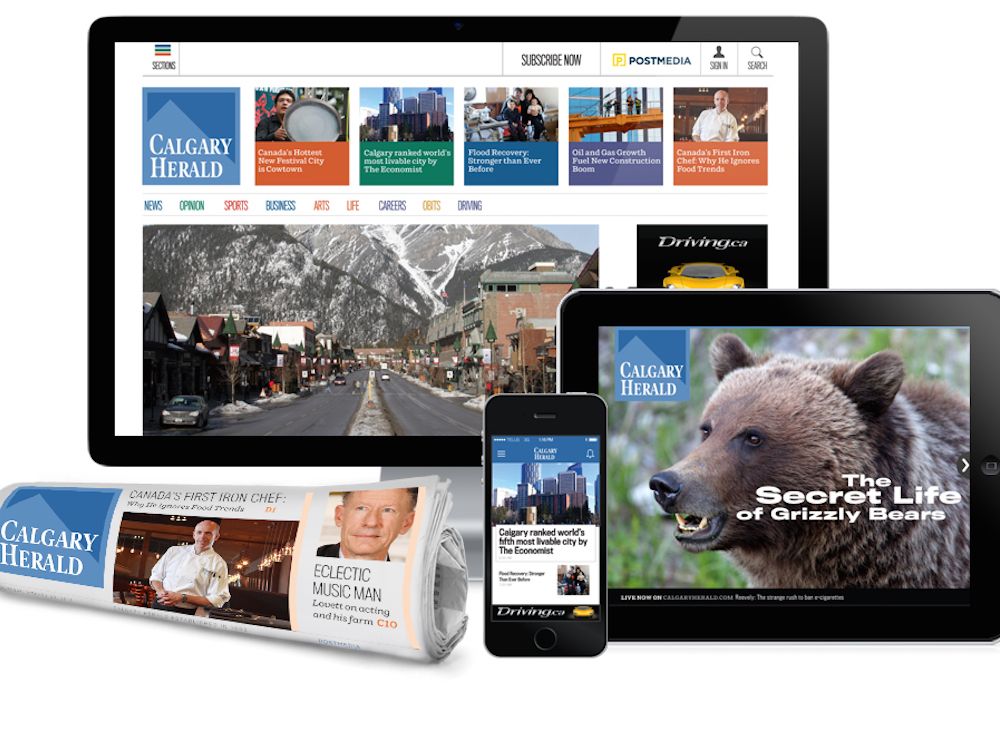 New Calgary Herald reflects changing times | Calgary Herald