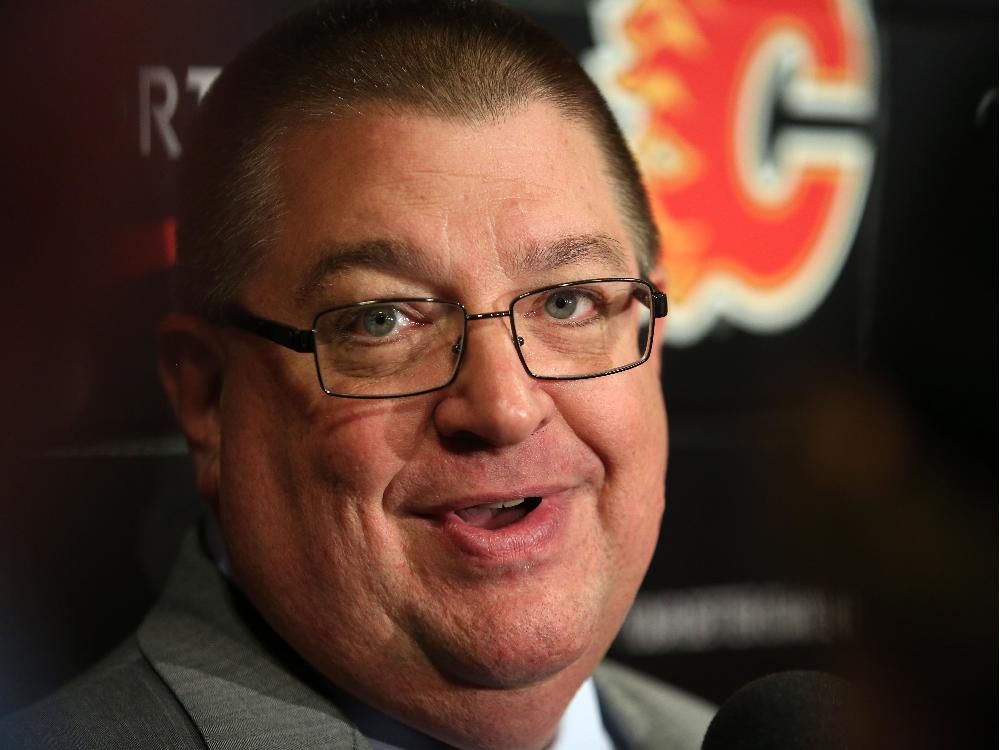 Former Flames GM Feaster 'having fun' with Oilers jabs on Twitter ...