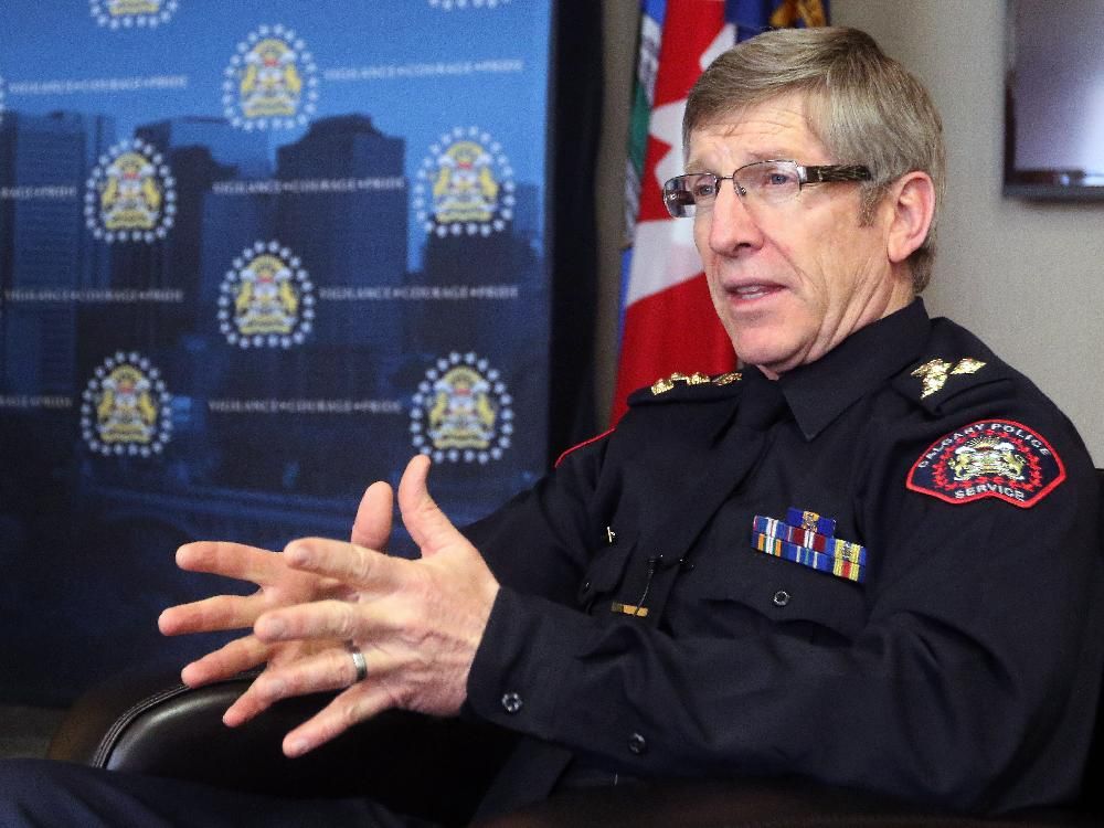 Police chief looks back at 'challenging' year for service | Calgary Herald