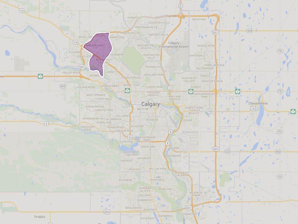 Calgary-Hawkwood riding | Calgary Herald