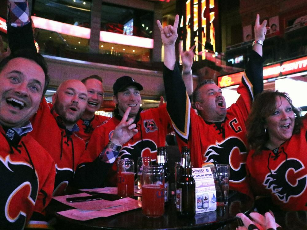 Flames fans celebrate after six-year playoff drought | Calgary Herald