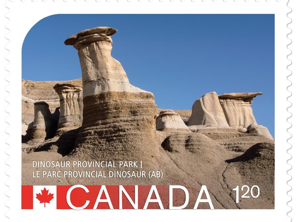 Canada Post sorry for Dinosaur Provincial Park stamp flub | Calgary Herald