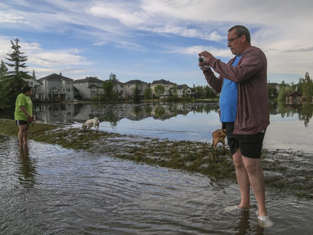Second round of hail, flooding hits Chestermere | Calgary Herald