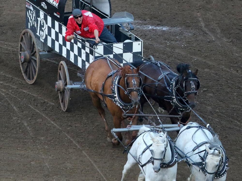 Glass breaks his track record for the second time this Stampede ...