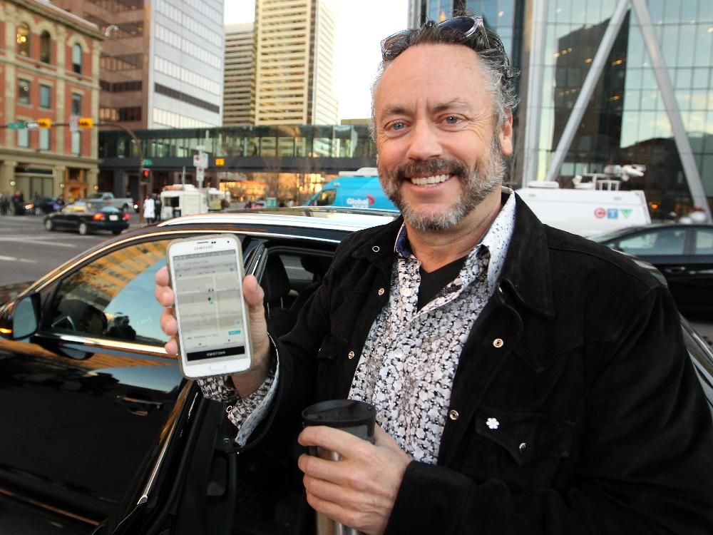 W. Brett Wilson takes Calgary's first Uber ride | Calgary Herald
