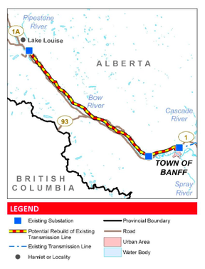 AltaLink to replace transmission line in Banff National Park | Calgary ...