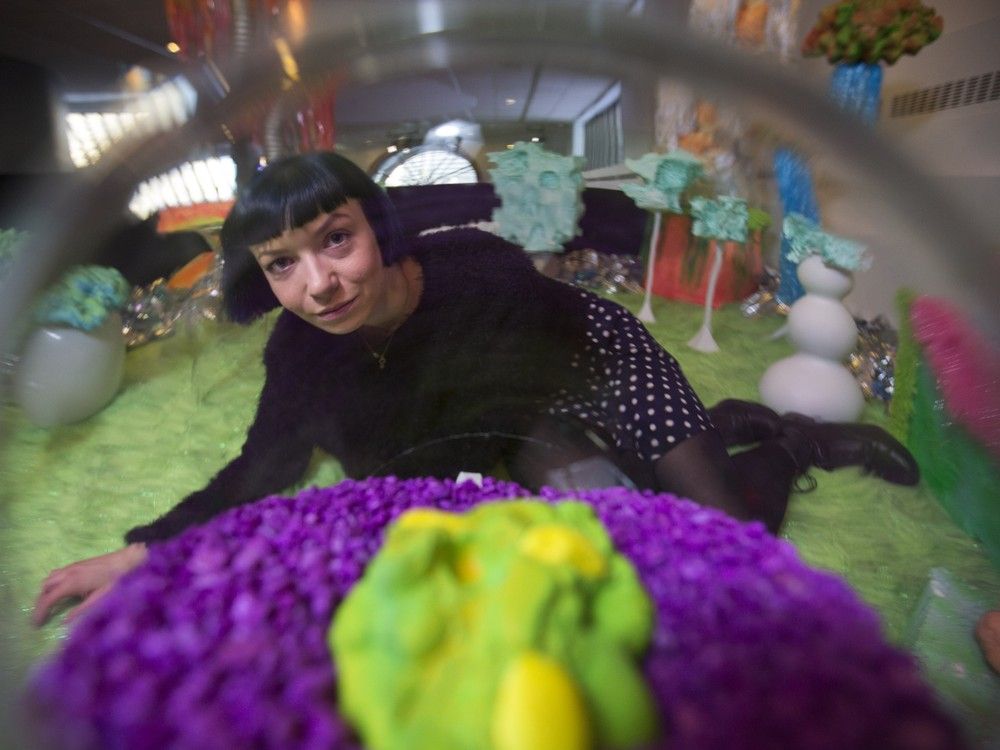 Artist Sasha Foster creates alien worlds in the Plus-15 of Arts Common ...