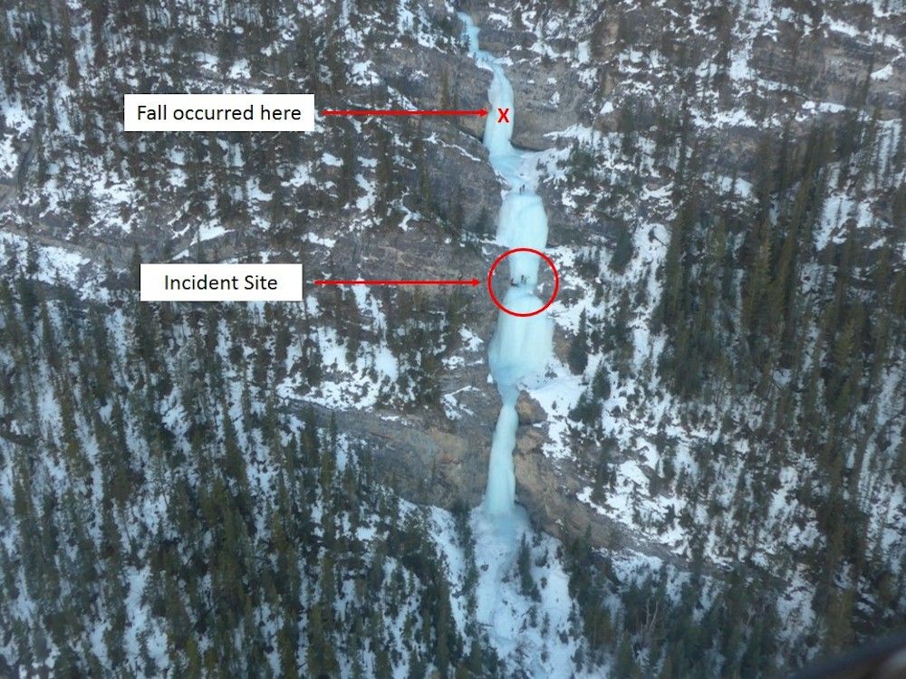 Ice climber rescued off Mount Rundle ledge after 'awful fall' | Calgary ...