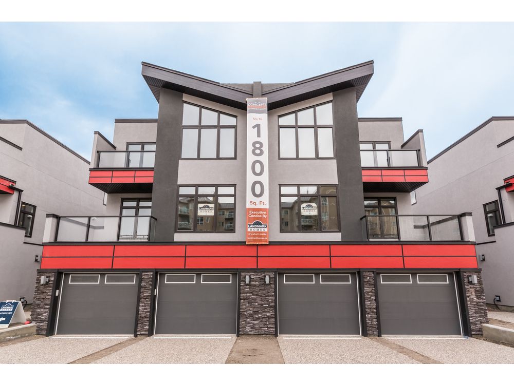 Inner-city style mixes with energy efficiency in Landmark townhomes ...