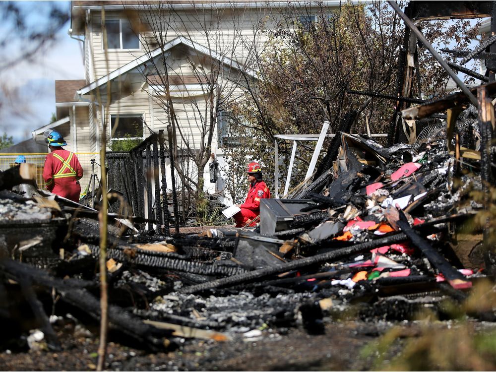 Community rallies around Airdrie family after massive fire destroys ...