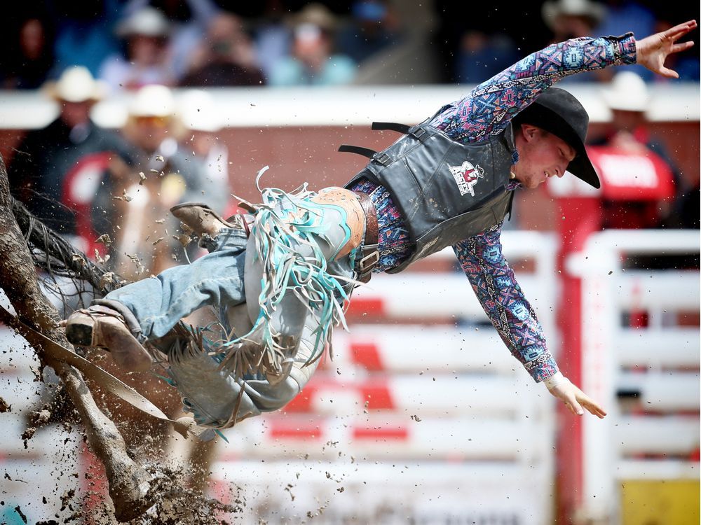 Gallery: A muddy Saturday at the Calgary Stampede Rodeo | Calgary Herald