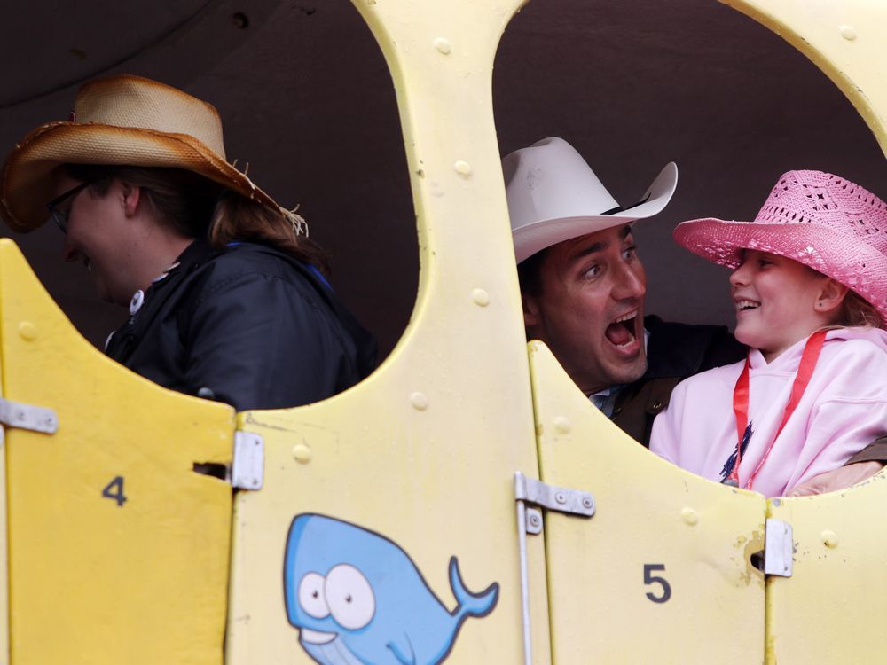 Trudeau delights Stampede-goers with rodeo visit | Calgary Herald