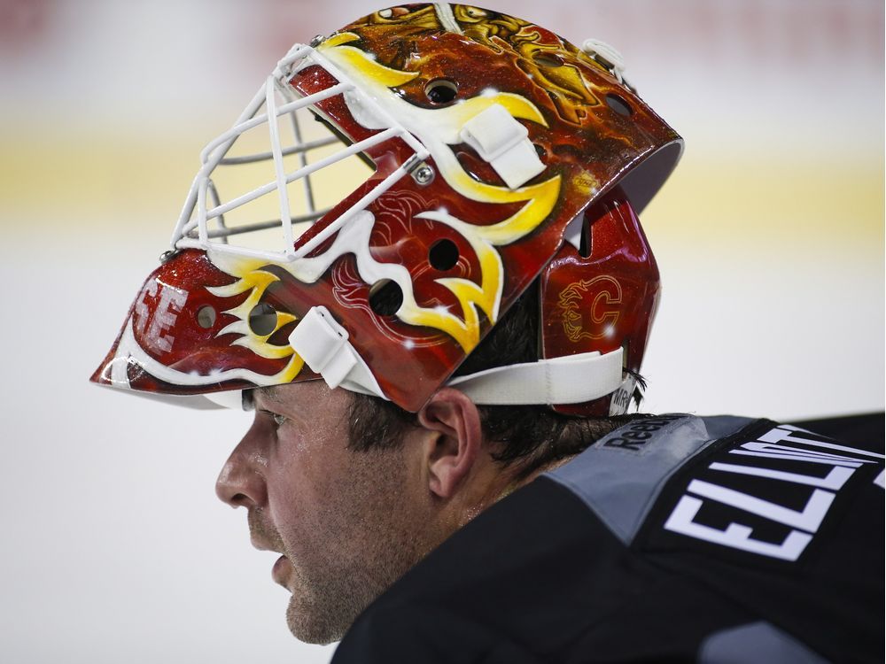 Brian Elliott to serve as backup as Flames host his former team ...