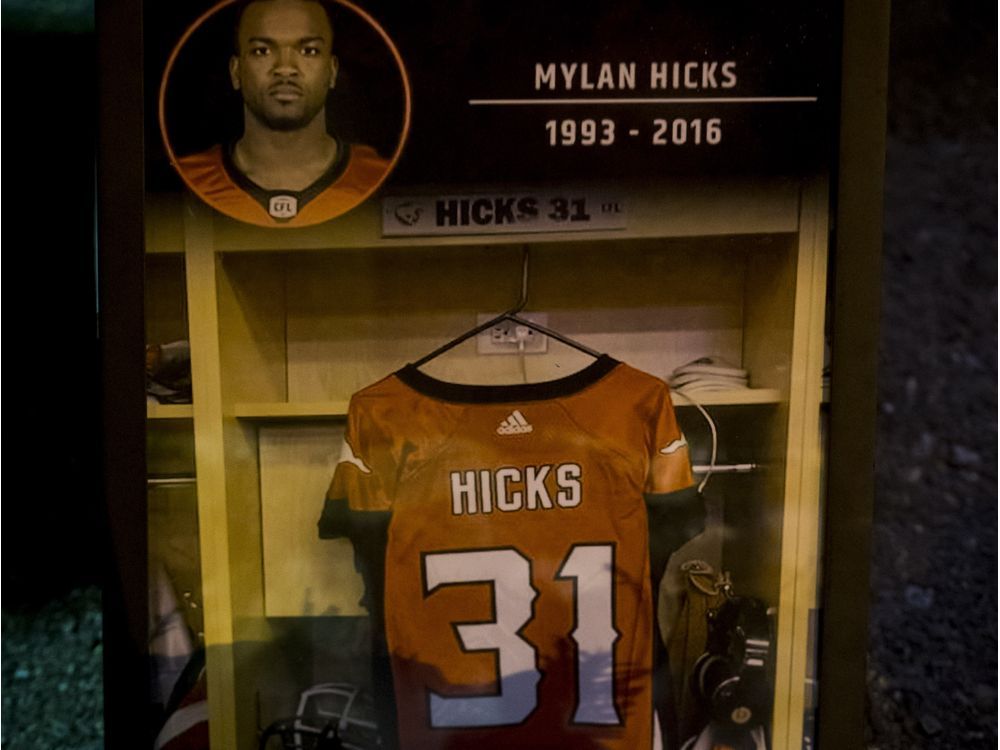 Friends, football family, and fans pay respects to Mylan Hicks' memory ...
