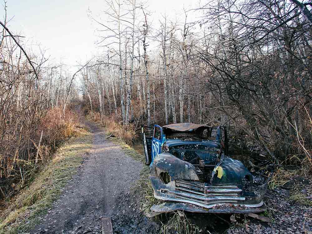 Gallery: Paskapoo Slopes an unlikely auto graveyard | Calgary Herald