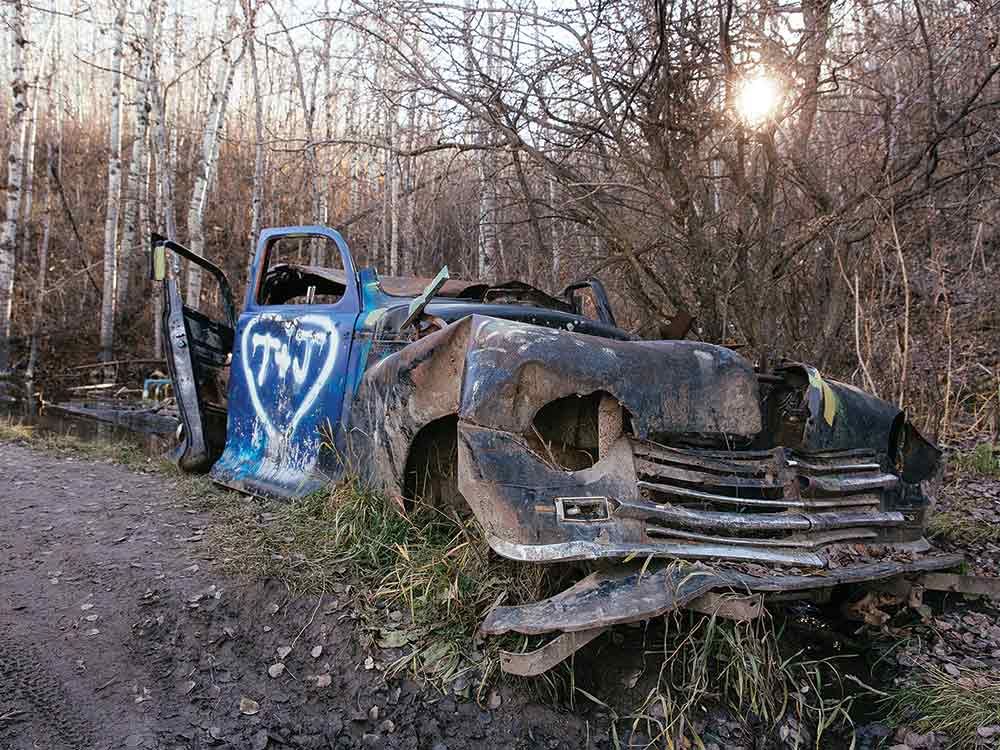 Gallery: Paskapoo Slopes an unlikely auto graveyard | Calgary Herald