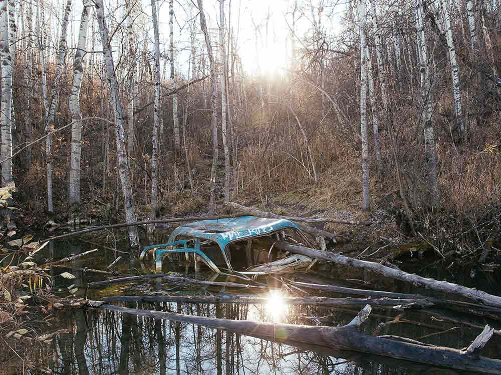 Gallery: Paskapoo Slopes an unlikely auto graveyard | Calgary Herald