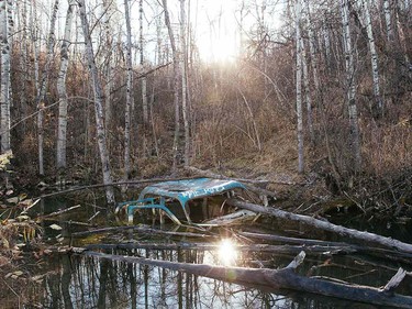 Gallery: Paskapoo Slopes an unlikely auto graveyard | Calgary Herald