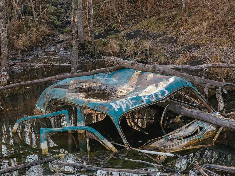 Gallery: Paskapoo Slopes an unlikely auto graveyard | Calgary Herald