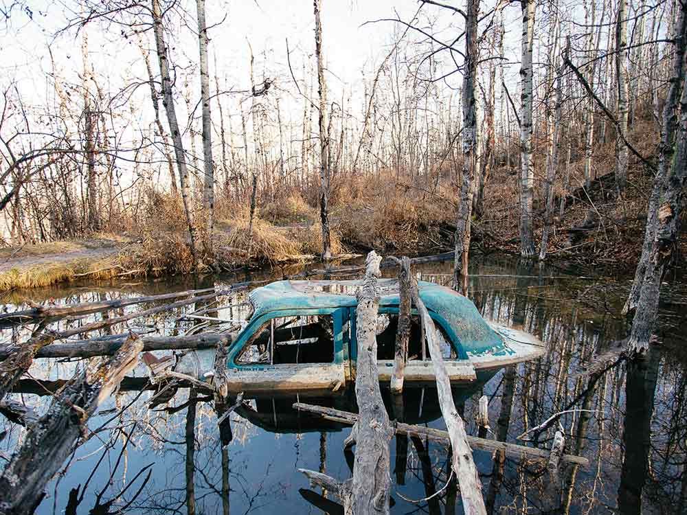 Gallery: Paskapoo Slopes an unlikely auto graveyard | Calgary Herald