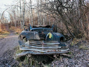 Gallery: Paskapoo Slopes an unlikely auto graveyard | Calgary Herald
