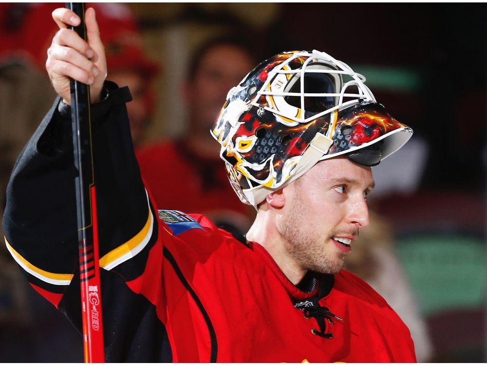 Flames surprise No. 1 netminder Chad Johnson blocking out the noise ...