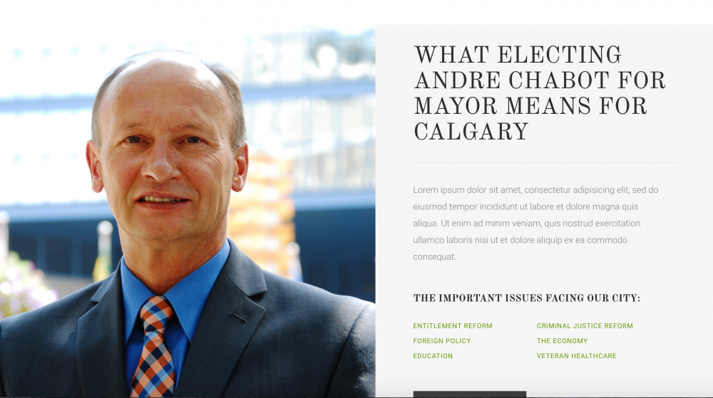 'Andre Chabot For Mayor 2017' website sheds light on mayoral race ...