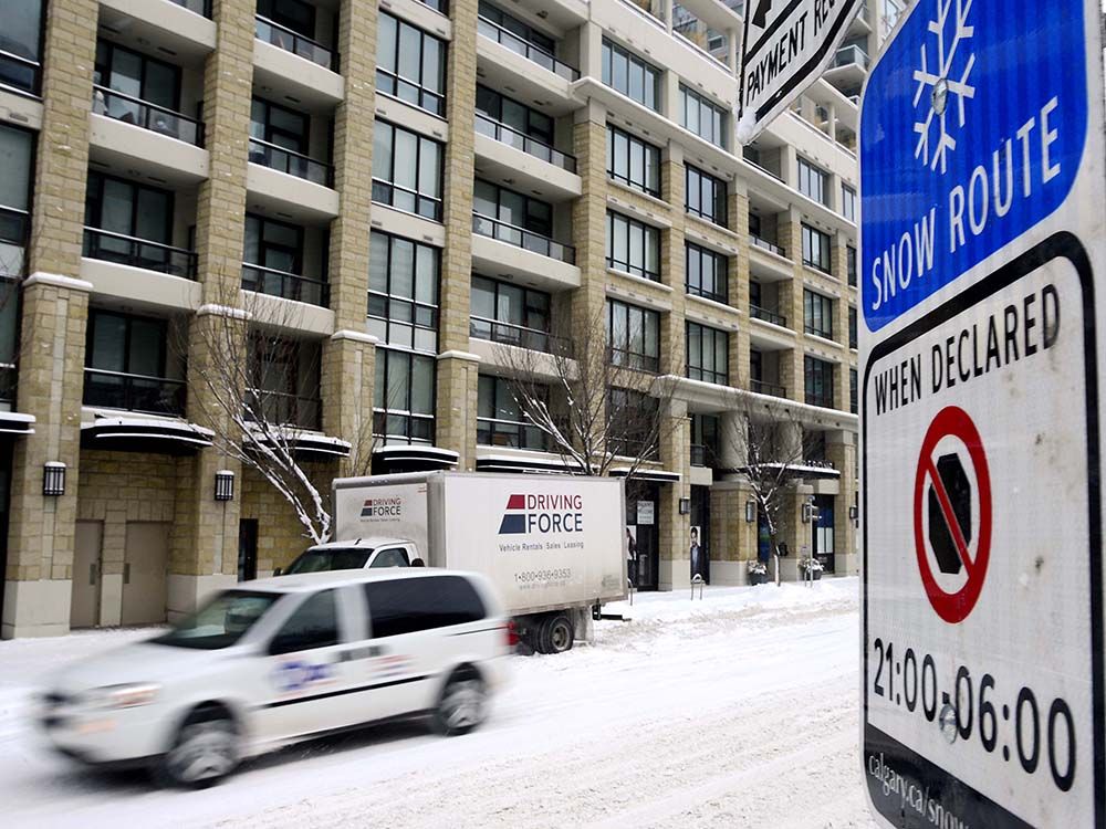 Calgary lifts snow route parking ban | Calgary Herald