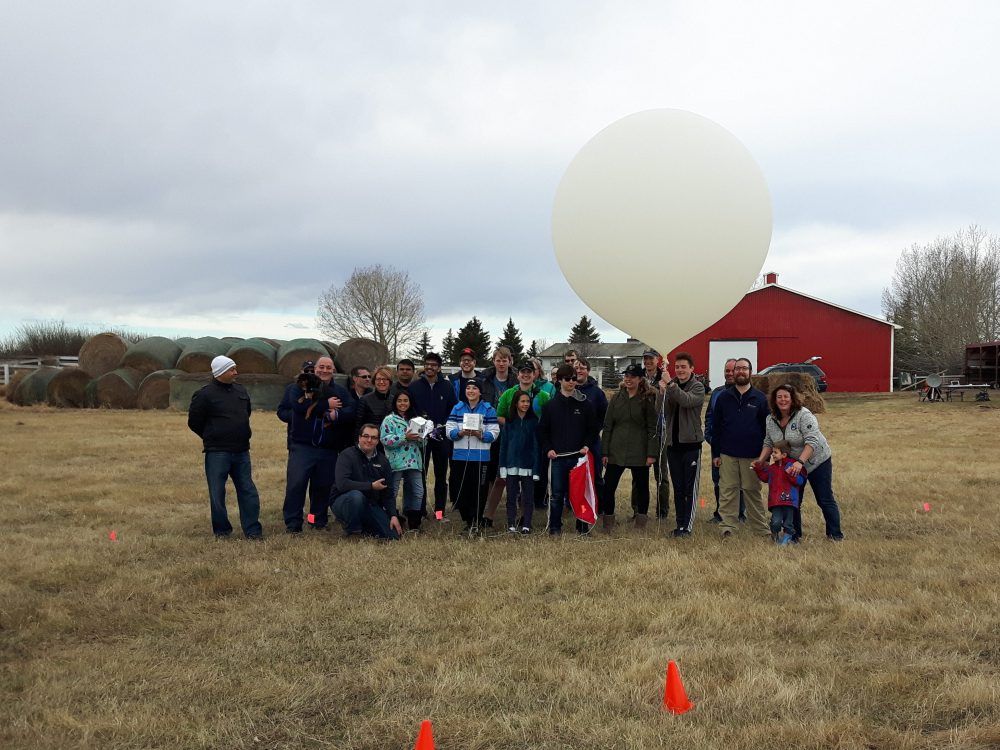 Renert School students launch science project to edge of outer space ...