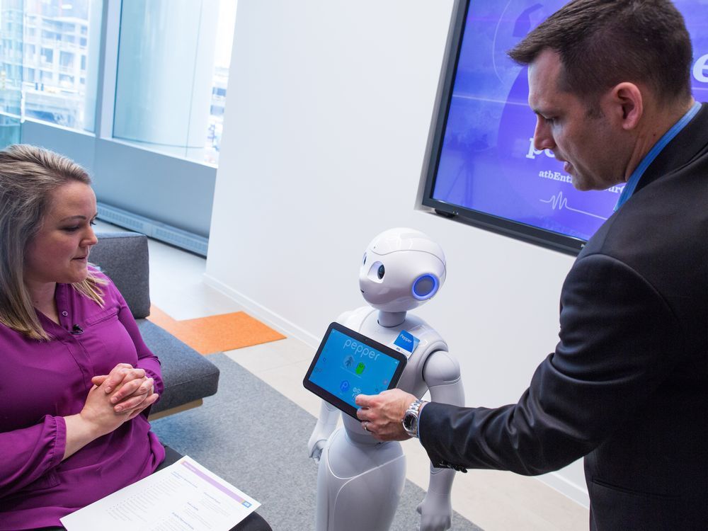 ATB Financial debuts 'Pepper' the robot to help inform bank customers ...