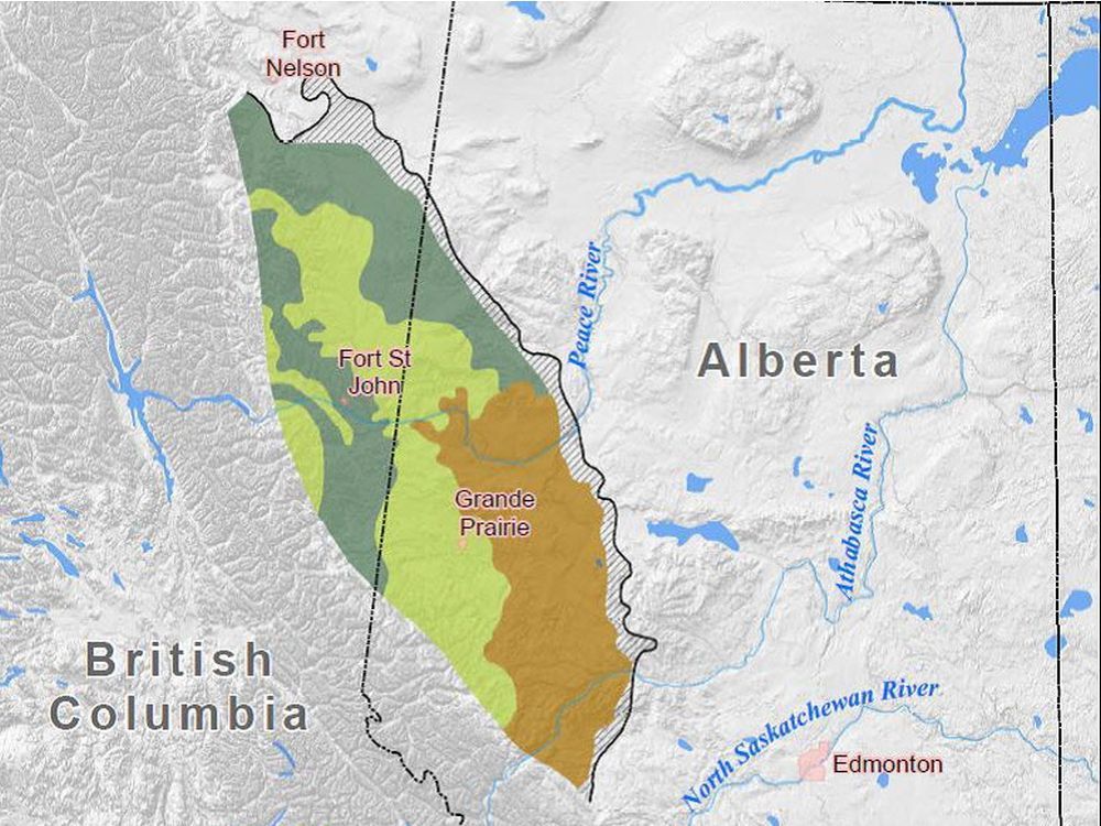 Montney shale formation driving drilling boom in Alberta's northwest ...
