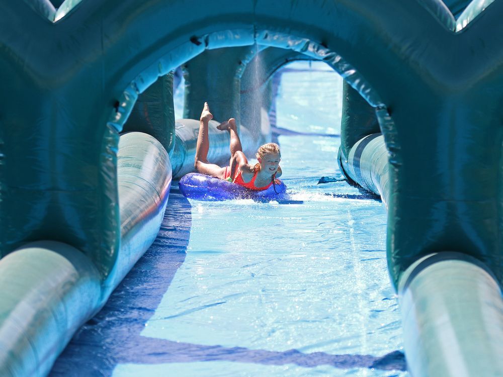 Large, three-lane waterslide opens Canada Day at WinSport | Calgary Herald