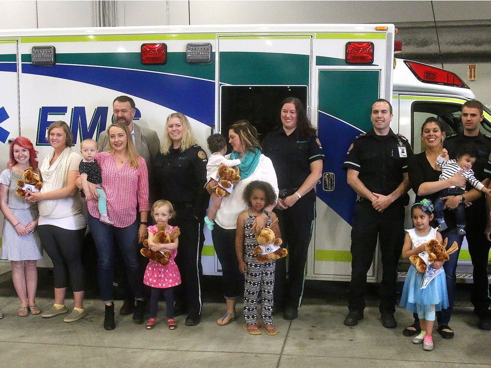 Families reunite with Calgary paramedics that delivered their babies ...
