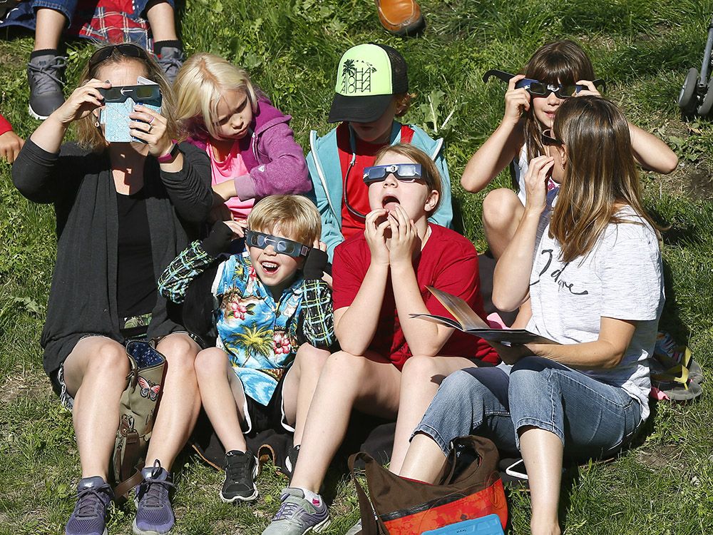 The eclipse, as seen from Calgary | Calgary Herald