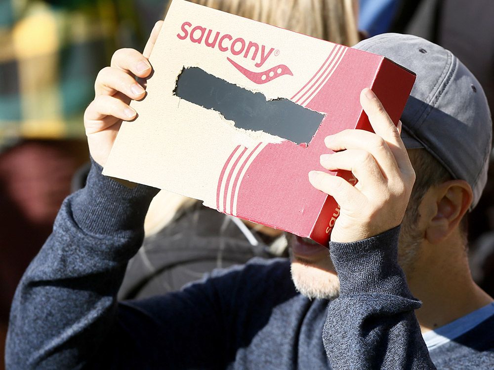 The eclipse, as seen from Calgary | Calgary Herald