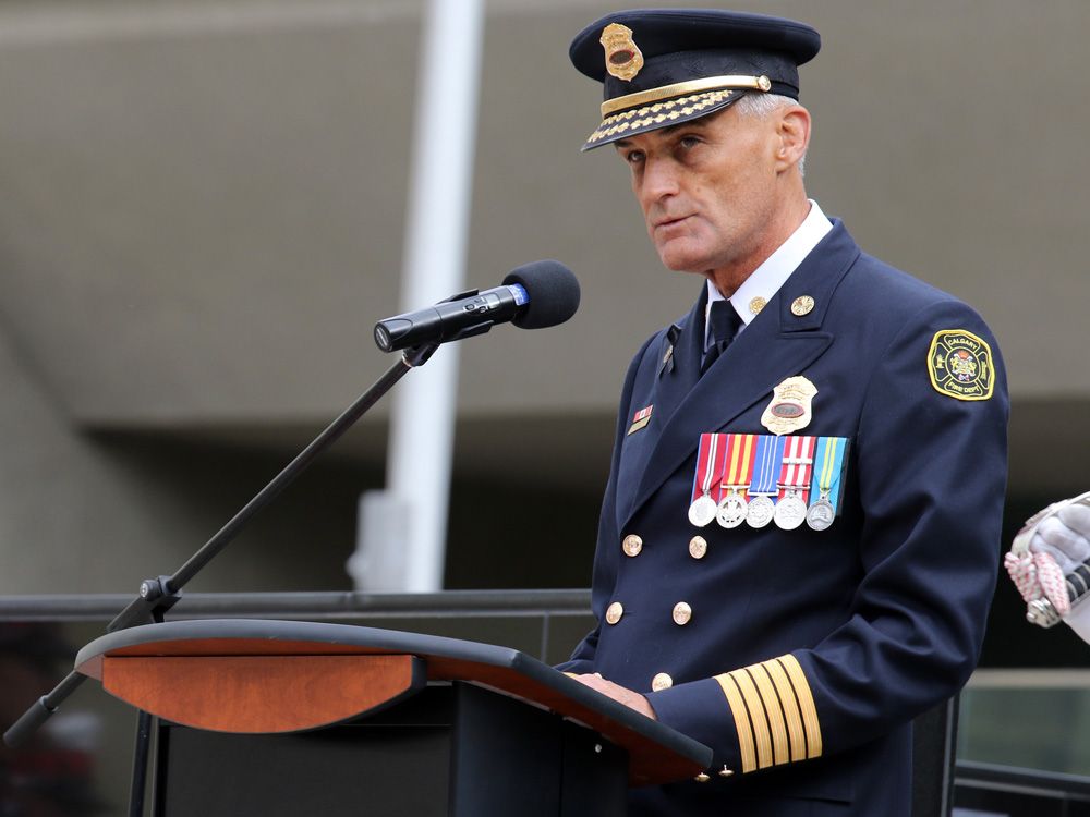 Fire department honours fallen brethren at annual ceremony | Calgary Herald