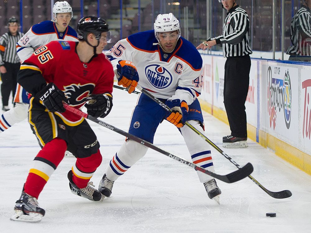 Josh Healey hoping heavy hitting will earn Flames roster spot | Calgary ...