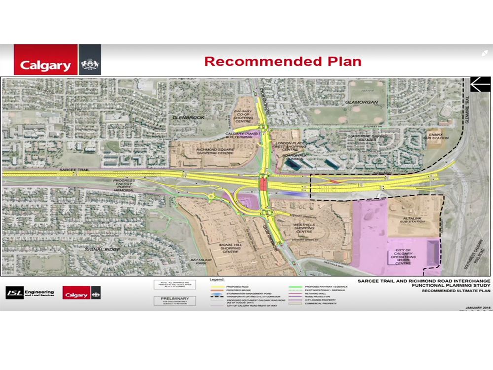 $106-million plan for interchange at Sarcee and Richmond Road proposed ...
