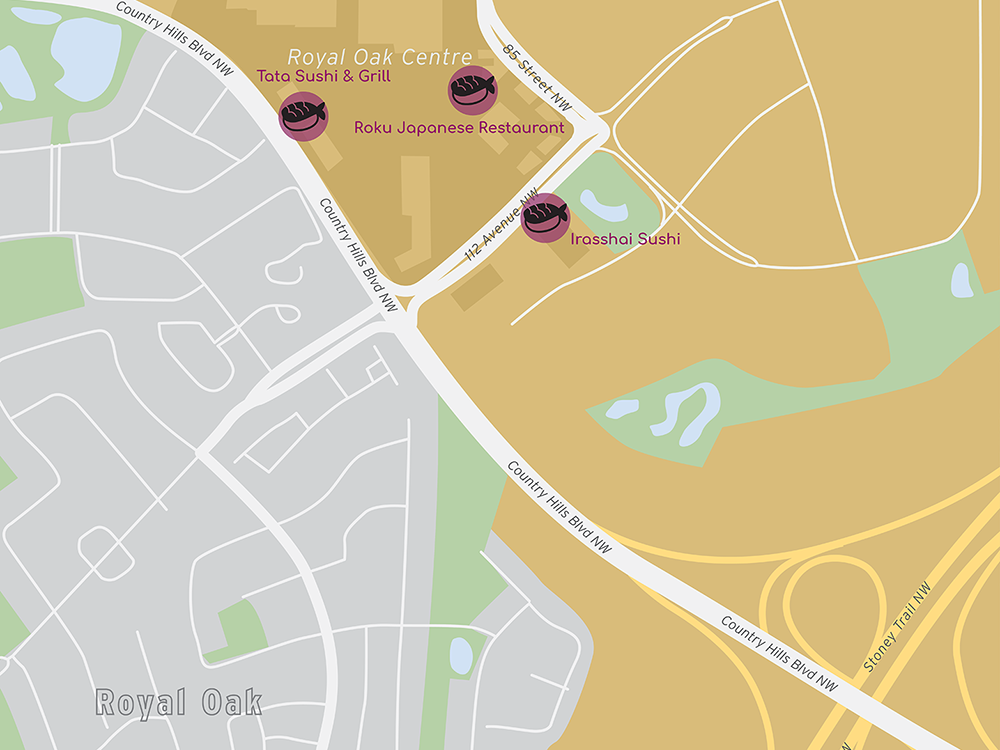 Calgary food clusters revealed in a bird’s-eye view of the city ...