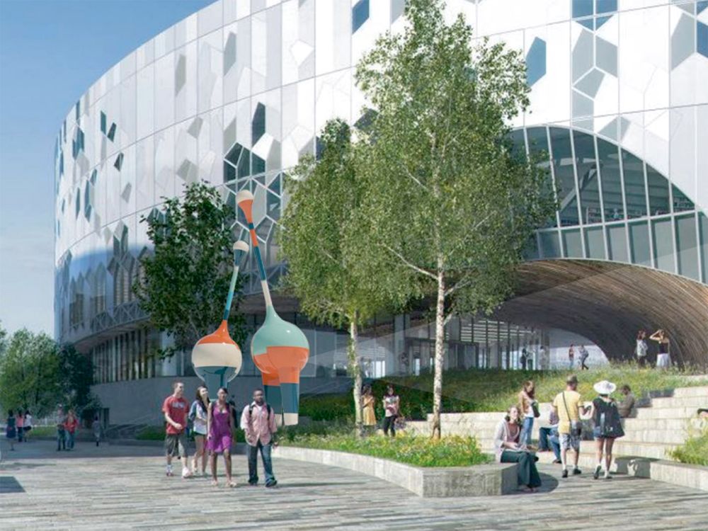 Public art for New Central Library will resemble giant 'drinking bird ...