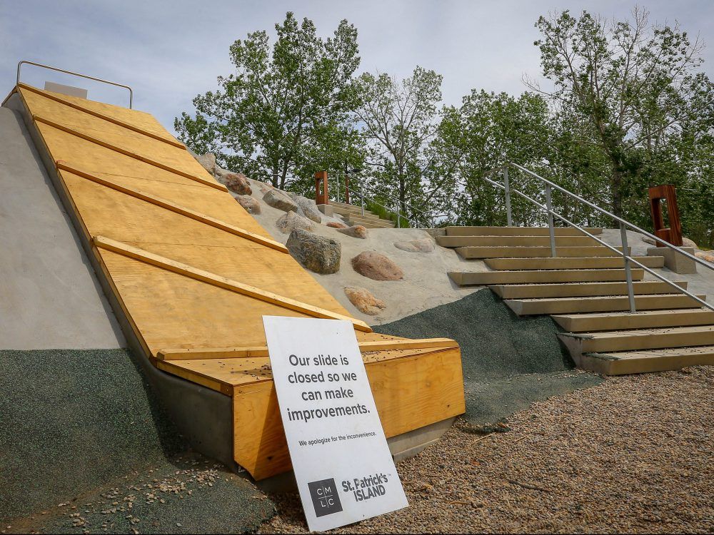 Calgary park removing slides that burned, propelled kids | Calgary Herald