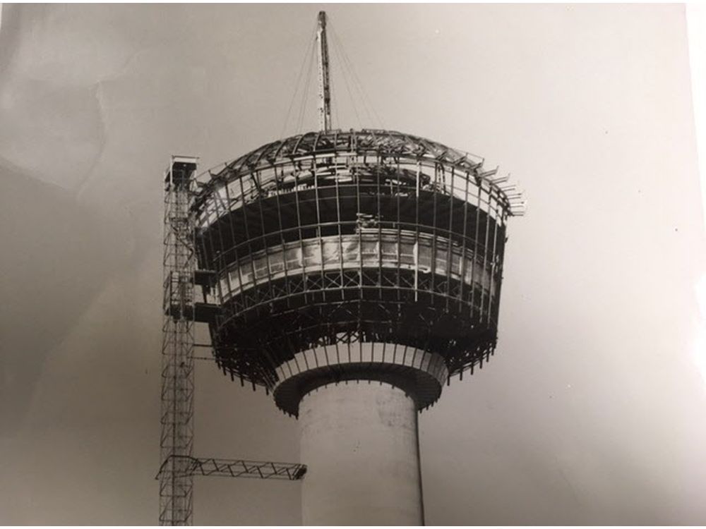 Rare construction photos of the Calgary Tower, as it turns 50 | Calgary ...