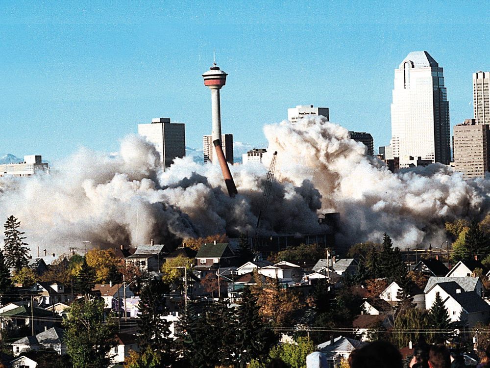 Twenty years ago today: The Calgary General Hospital was brought down ...