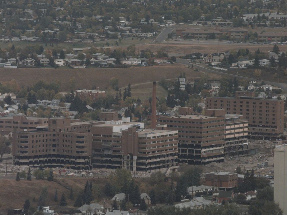 Twenty years ago today: The Calgary General Hospital was brought down ...