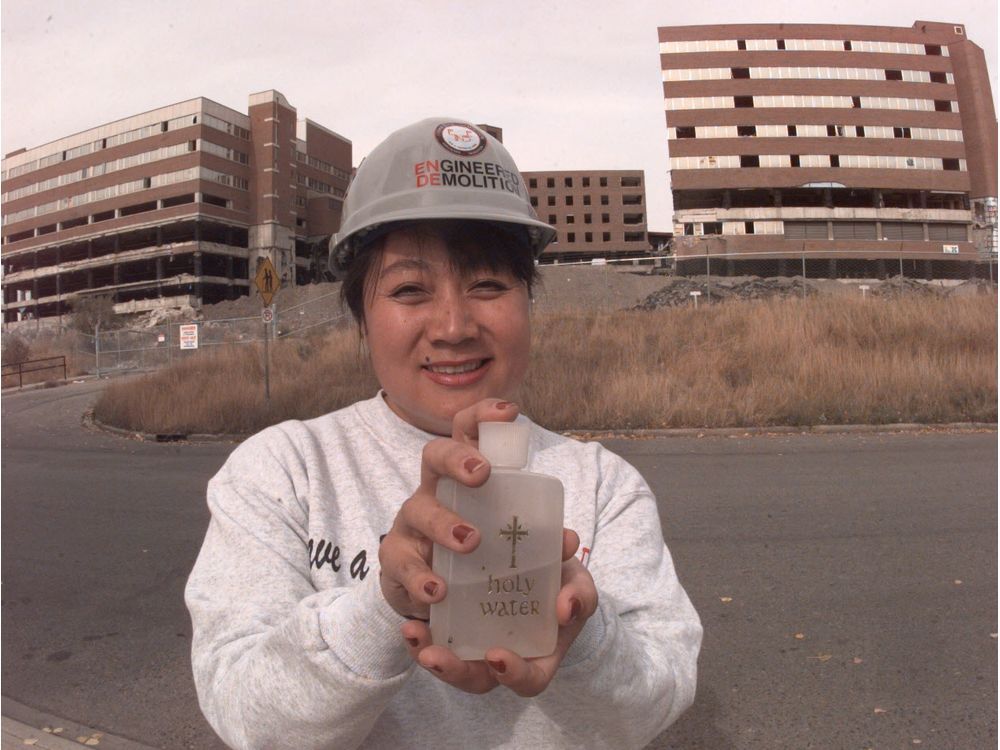 Twenty years ago today: The Calgary General Hospital was brought down ...